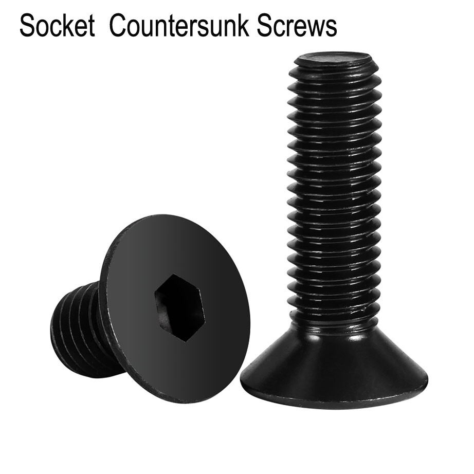 Hexagon Socket Countersunk Screws Carbon Steel Allen Bolt M2 M2.5 M3 M4 ...