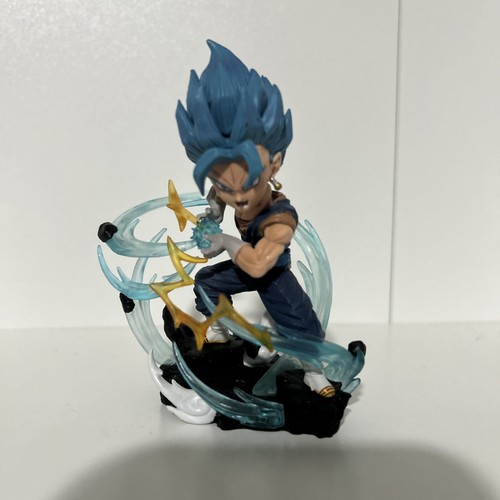 Anime Dragon Ball Vegito Blue Hair Cute Mini PVC Figure NEW NO BOX 11CM ...