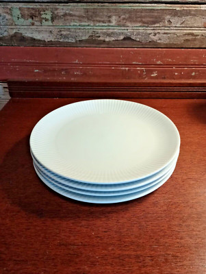 Set of 4 MOOD CHINA RESTAURANT WARE Salad / Dessert Plates 8.25" Ribbed ...