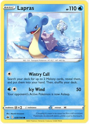 Lapras - 029/198 - Chilling Reign - Pokemon - LP/NM | eBay