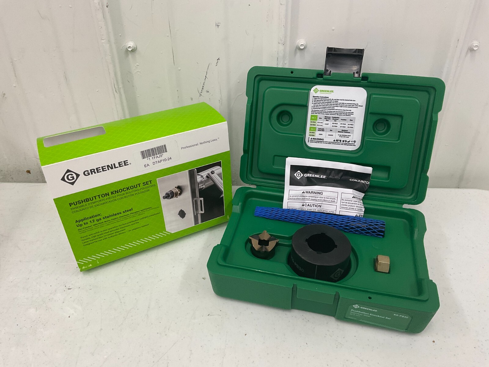 GREENLEE - KS-PB30 Knockout Punch Set 783310044369 | eBay