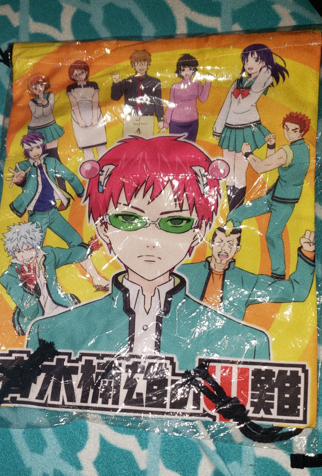 Saiki K Drawstring Bag Knapsack Japanese Popular Anime | eBay