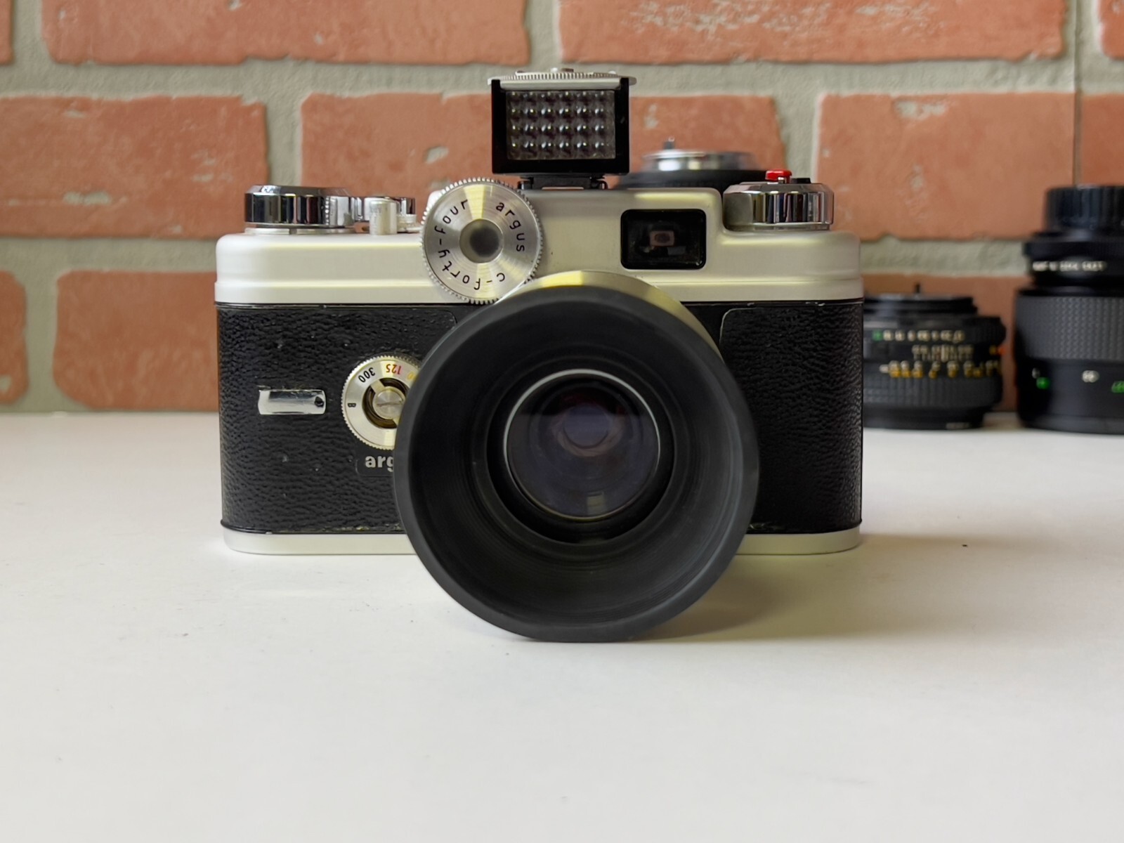 Argus C-44 Still Film Camera W/ Lens & Flash, Untested - Sold As Is | eBay