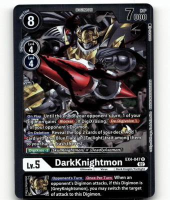 Digimon - DarkKnightmon - Alternative Being | eBay