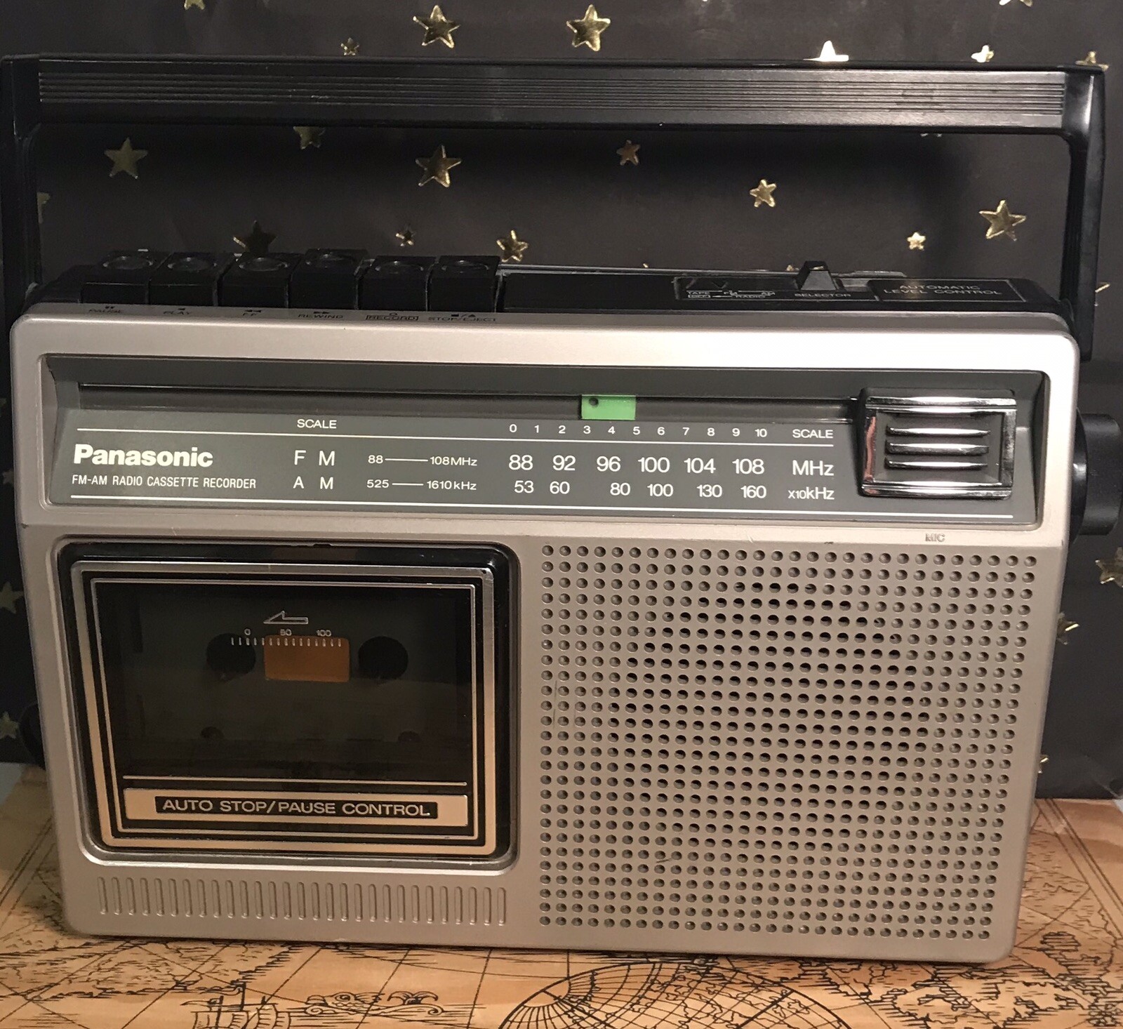 Panasonic FM/AM Radio Cassette Recorder RX-1230 Radio Works /Tape Deck ...
