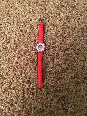 Vintage Disney Mickey Mouse Red Watch | eBay