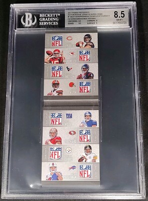 BGS 8.5 1/1 SSP RC JSY PATRICK MAHOMES II ROOKIE NFL SHIELD PATCH 2017 ...