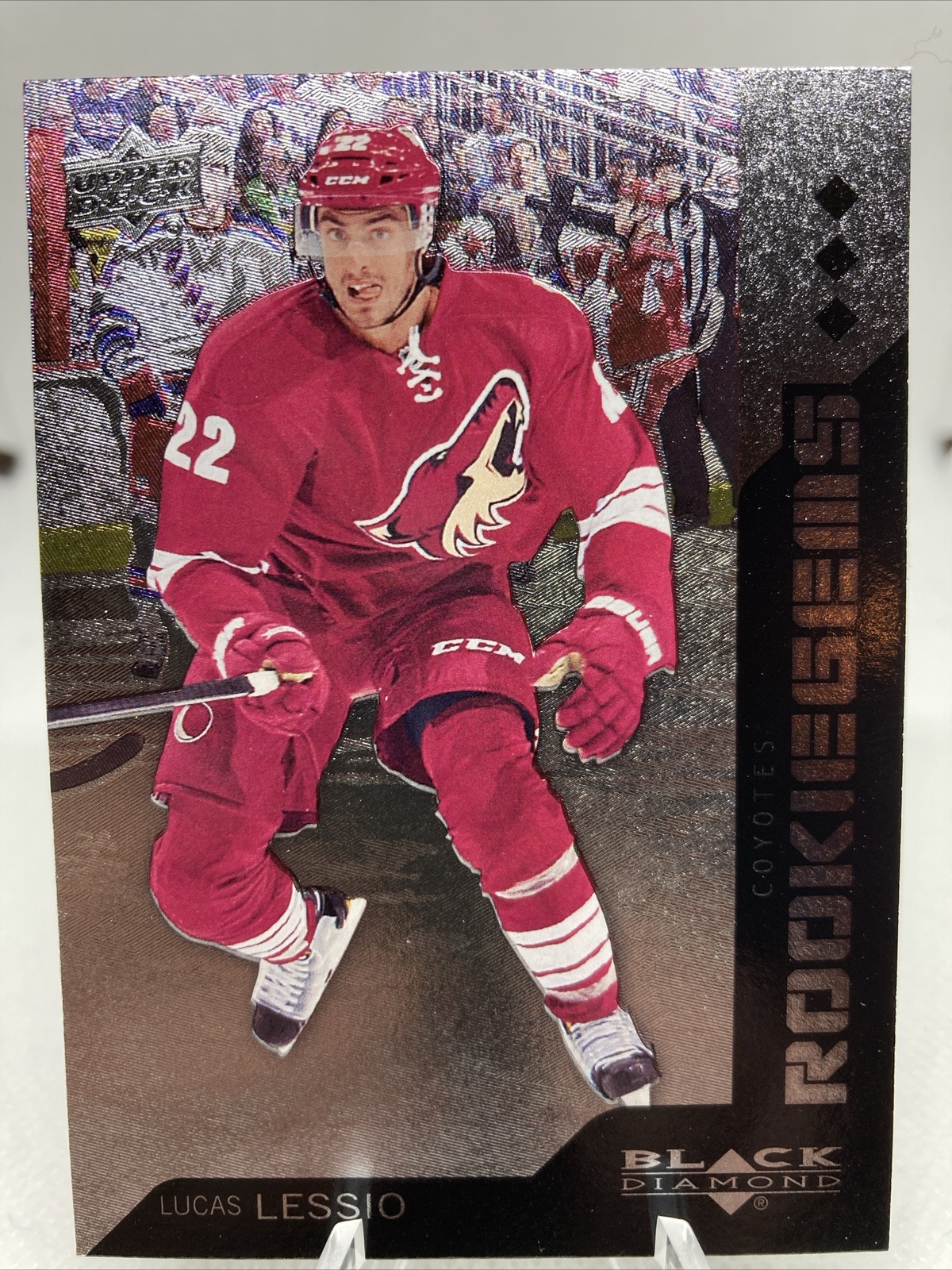 2013-14 Upper Deck Black Diamond - Rookie Gems #179 Lucas Lessio (RC ...