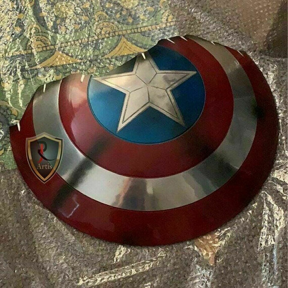 Captain America Endgame Broken Shield - Metal Prop Replica - Avengers ...