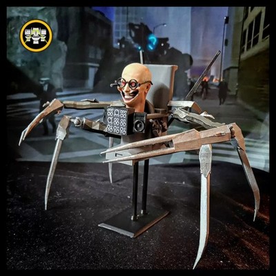 Skibidi Toilet Chief Scientist Skibidi Toilet Mech Model Figure Toy ...