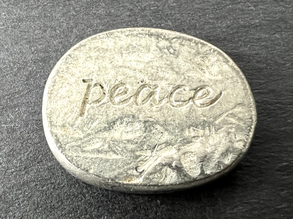 Peace Dove Pocket Tokens Coins, Pewter looking | eBay