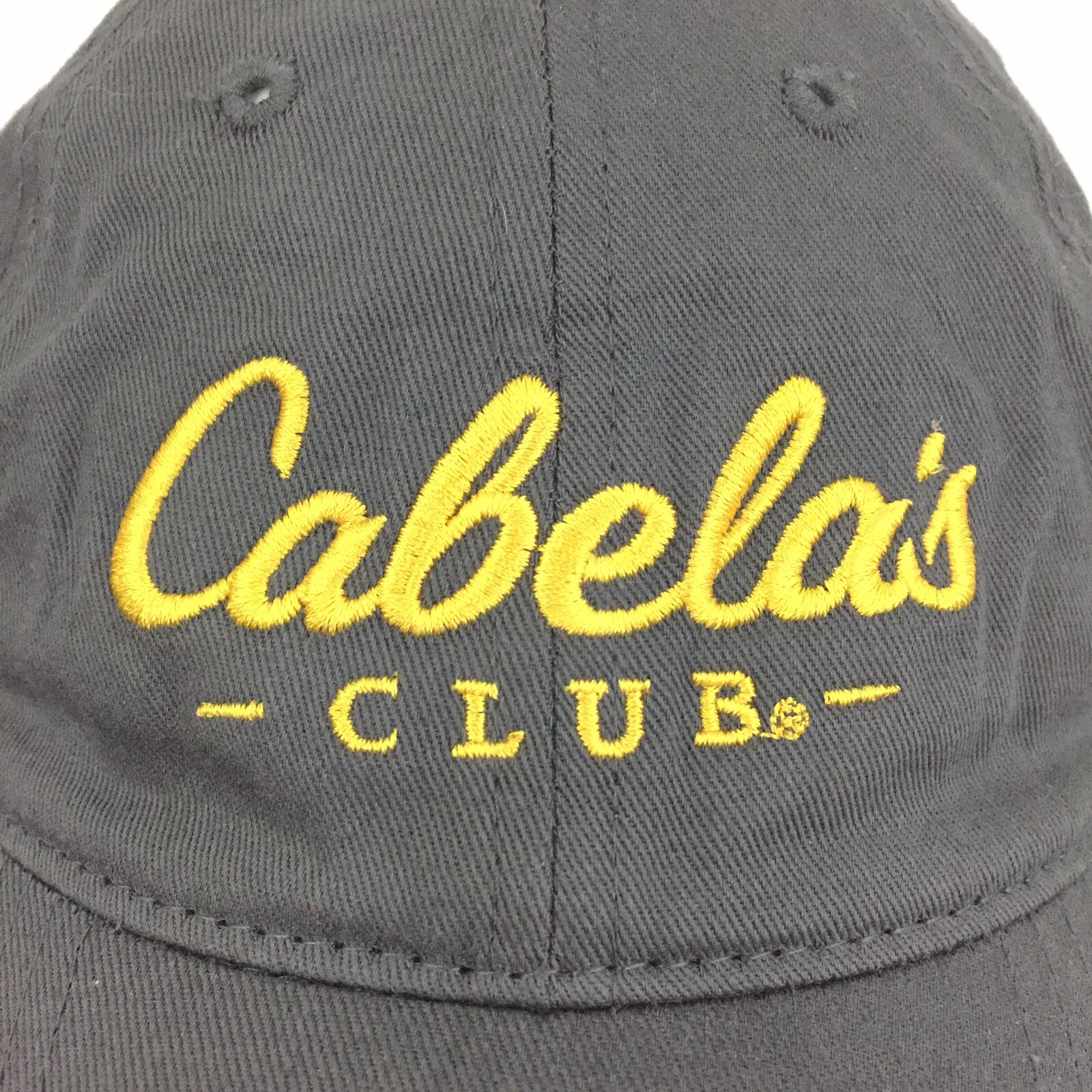 Cabelas Club Hat Spell Out Script Logo Hunting Fishin… - Gem