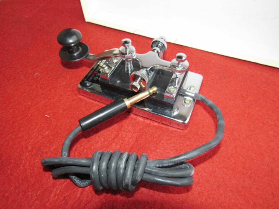 Surplus Chinese Army Radio Telegraph K4 morse code key straight key | eBay