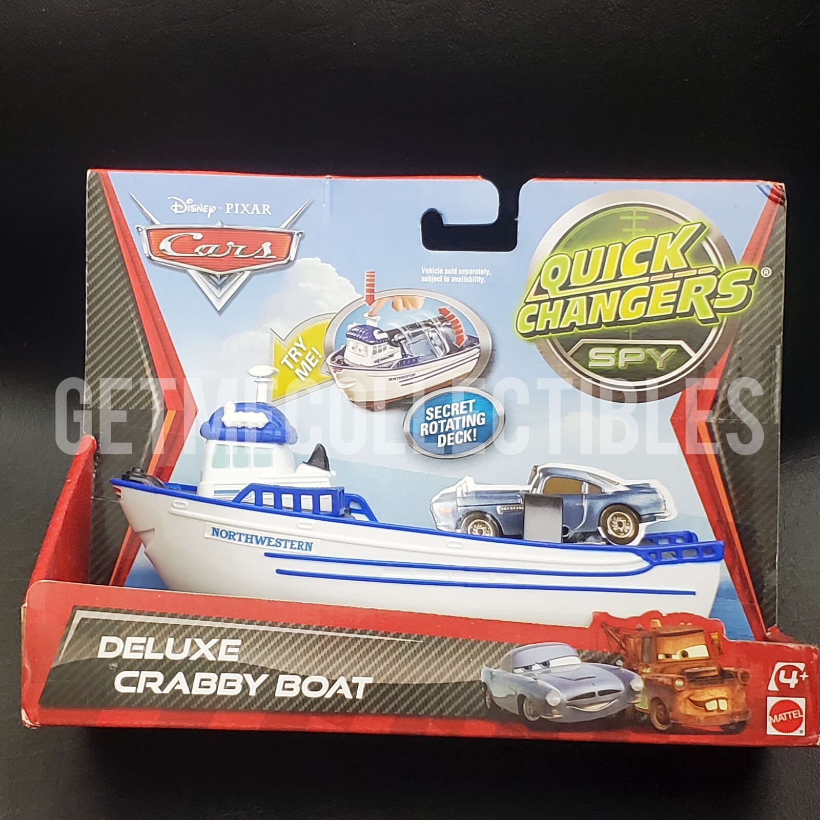 DISNEY PIXAR CARS QUICK CHANGERS DELUXE CRABBY BOAT SAVE 6% GMC | eBay