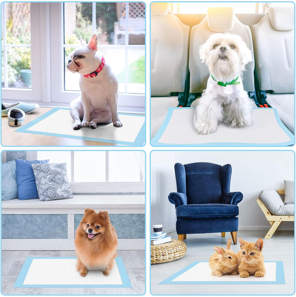 100/200PCS Puppy Training Trainer Train Pads Toilet Pee Wee Poo Dog Pet ...