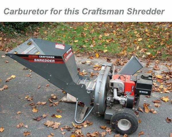 Carburetor Carb for Craftsman 247.795890 Chipper Shredder With Tecumseh ...