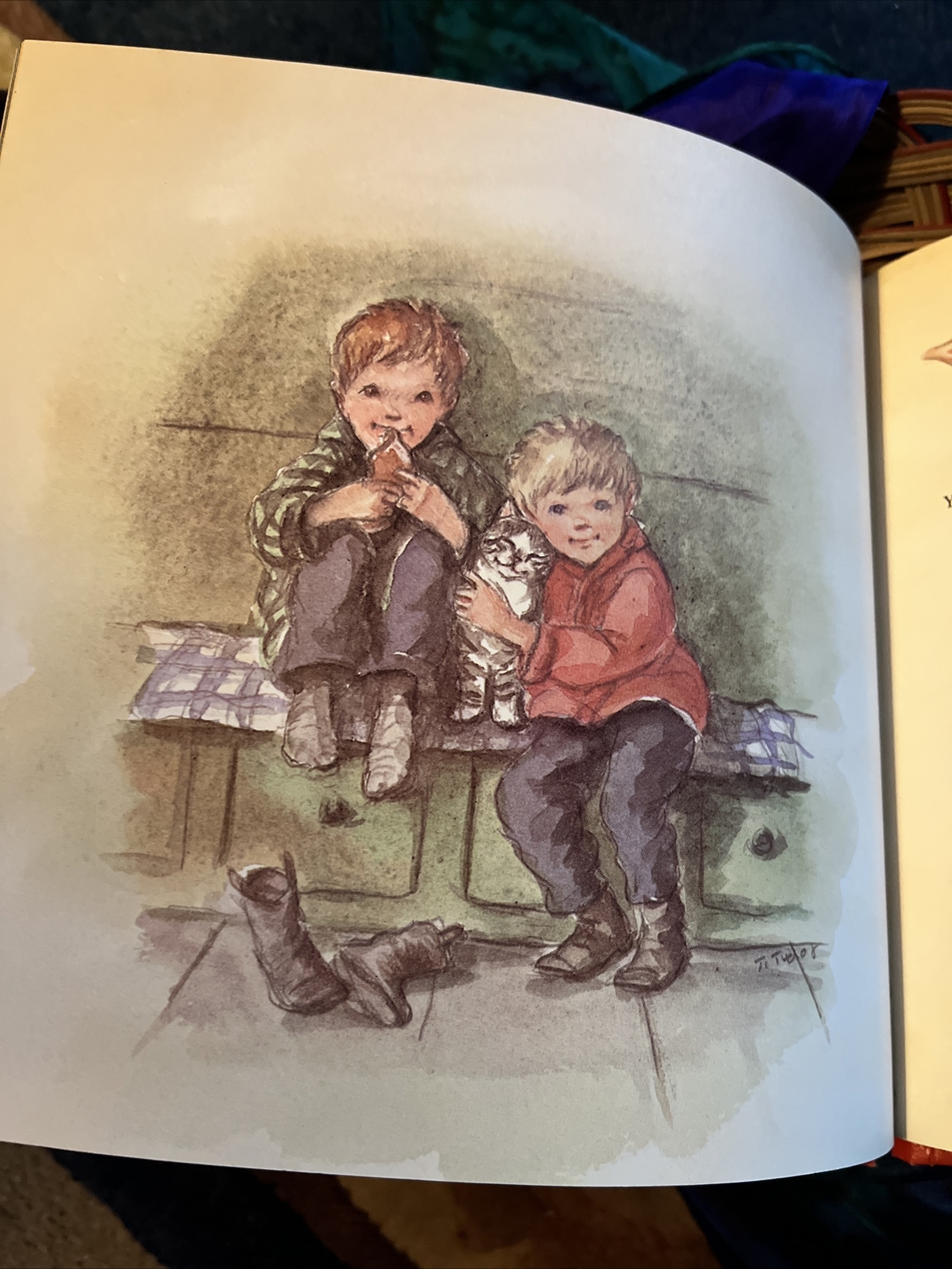 The Christmas Cat by Efner Tudor Holmes, Tasha Tudor (Illustrator) 1976 ...