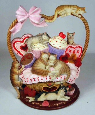 Bradford Exchange Wysocki Valentine's Day Purr-Fection | eBay