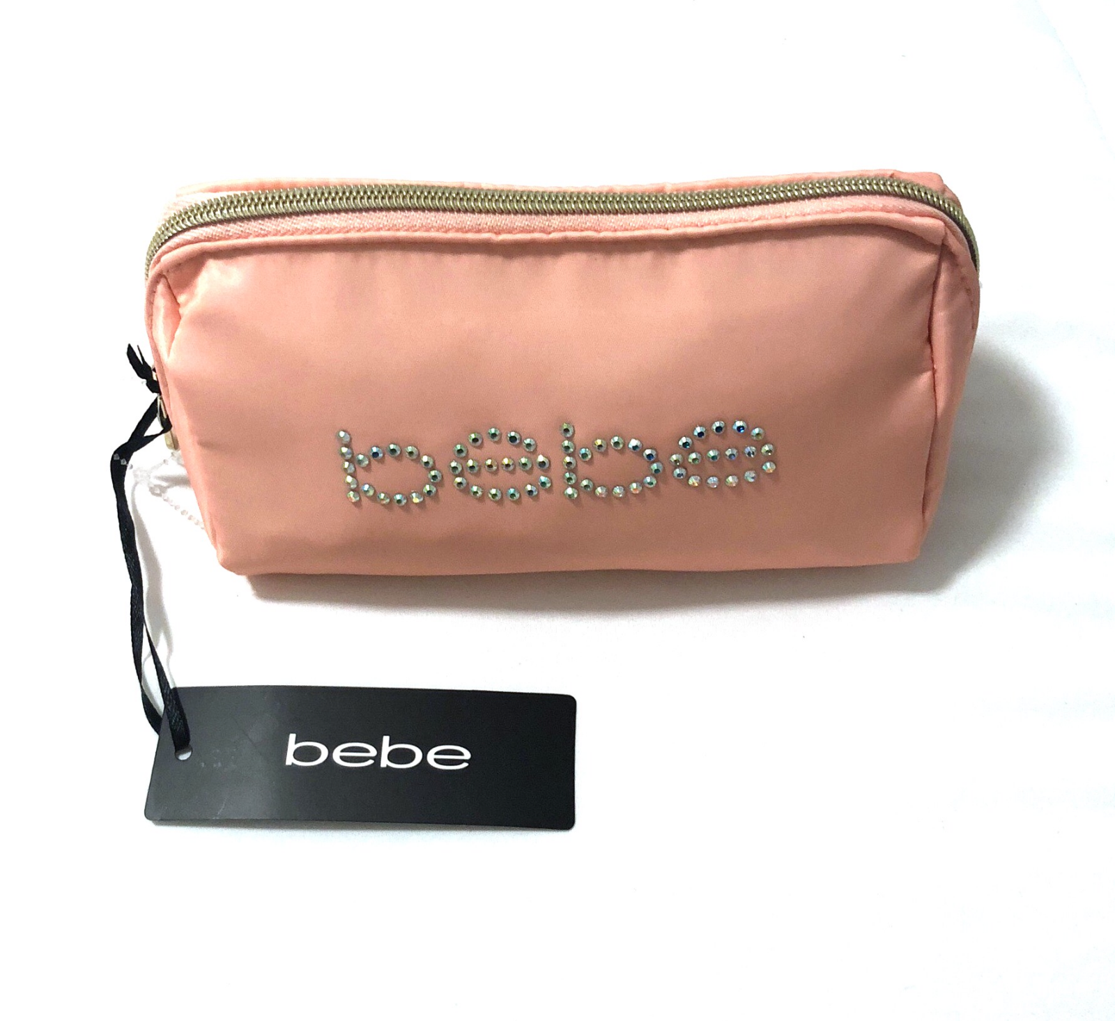 NEW WITH TAGS AUTHENTIC BEBE COSMETIC BAG PINK | eBay