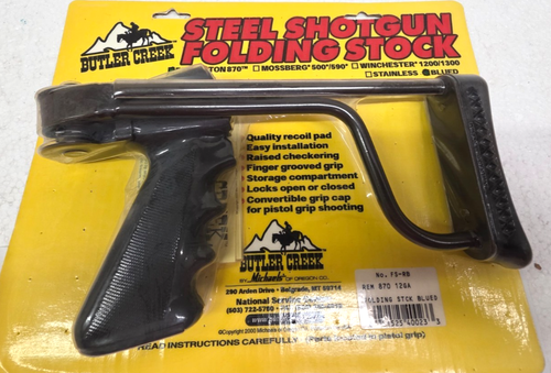 Butler Creek Remington 870 Folding Shotgun Stock 12 ga Blued Steel FS ...