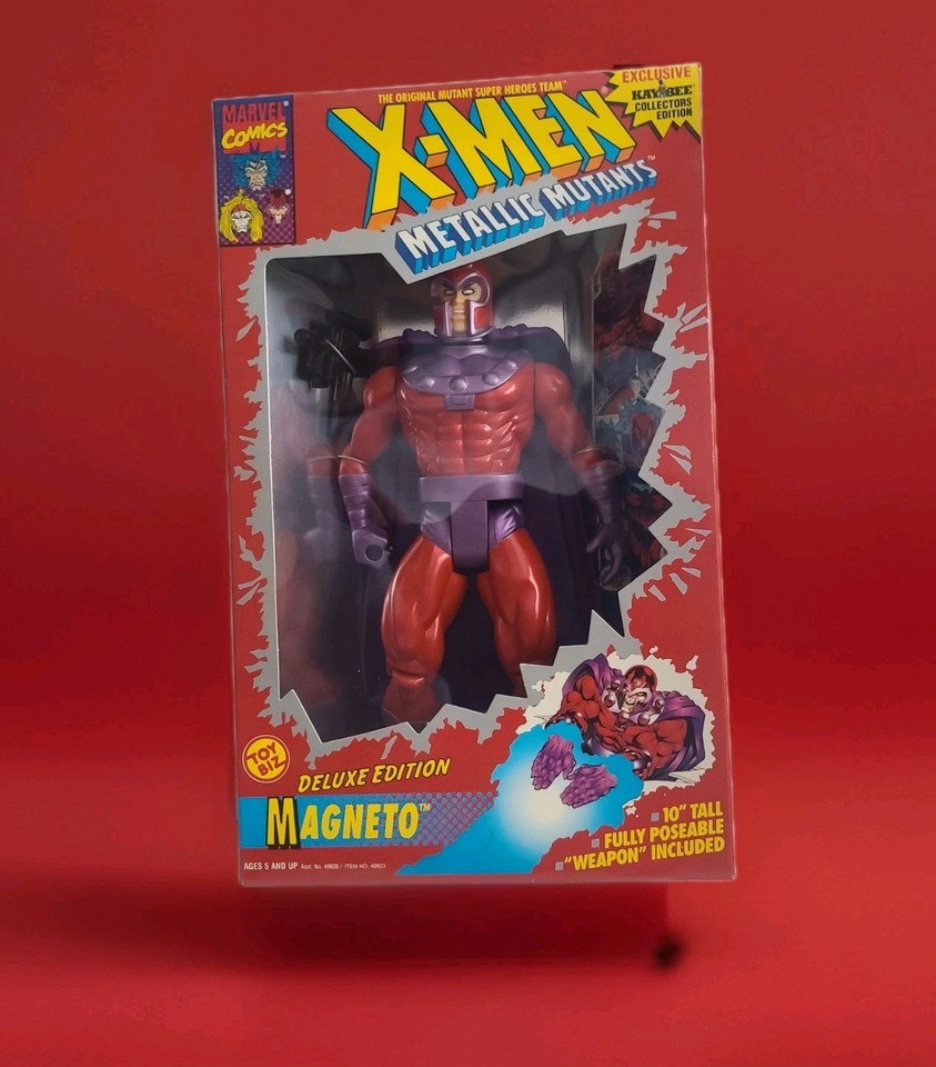 Marvel Comics 1994 Metallic Mutants Magneto 10 " Action Figure New ...