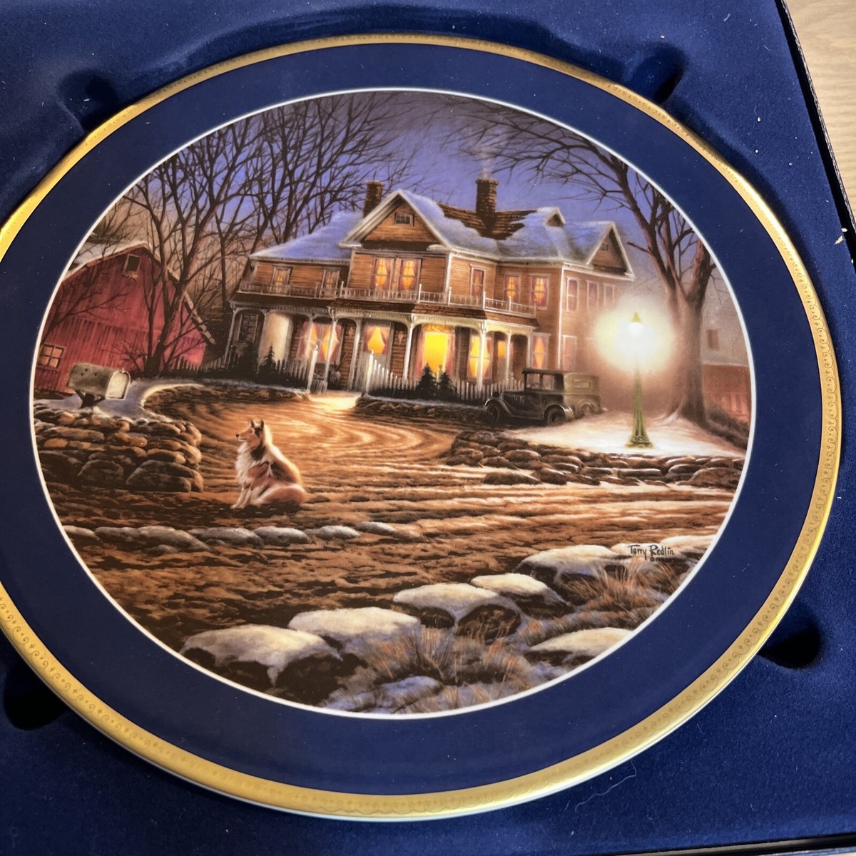 Terry Redlin Plate Values RARE Terry Redlin “Woodland Canoe”