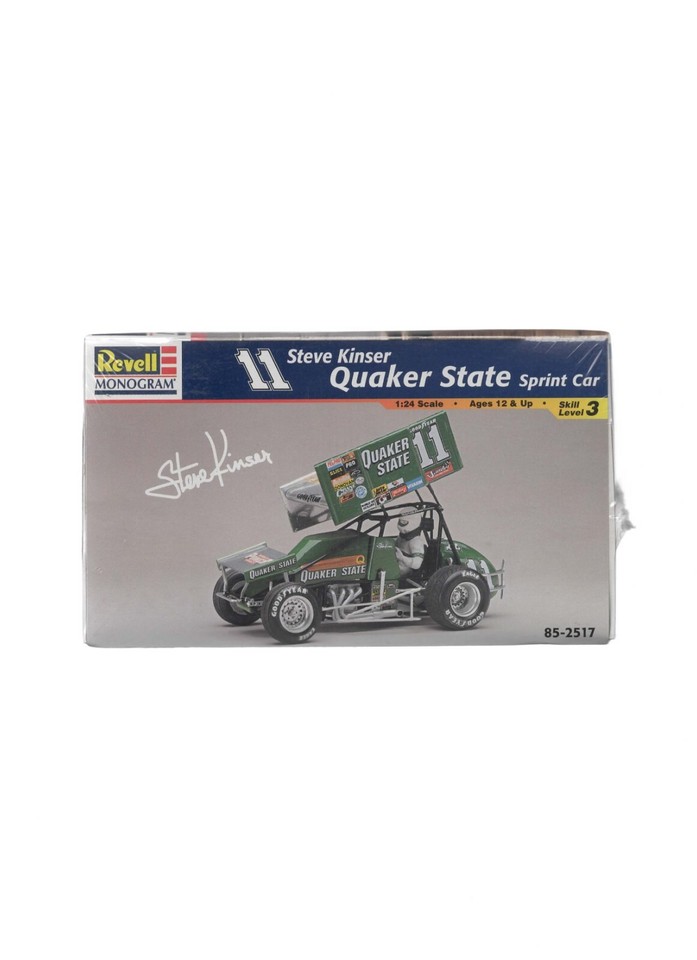 REVELL-MONOGRAM STEVE KINSER QUAKER STATE SPRINT CAR MODEL KIT FACTORY ...