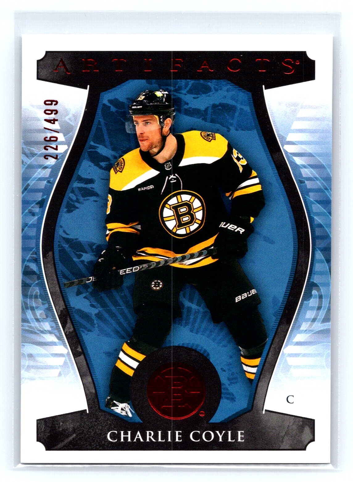 Charlie Coyle 2023 Upper Deck Artifacts #65 Purple /25 Price Guide ...