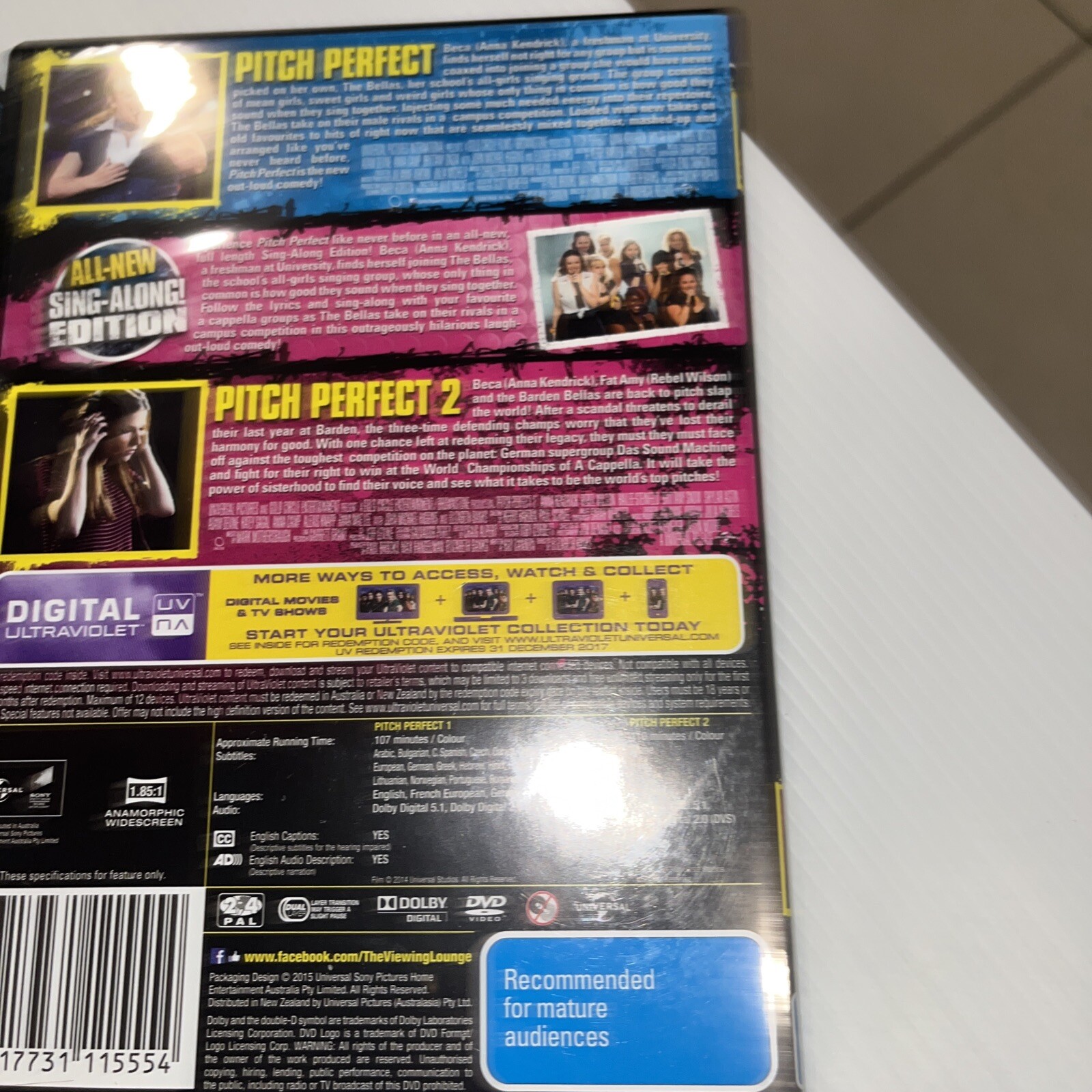 PITCH PERFECT 1 & 2 : DVD Bundle - Laughing and Singing Non Stop ...