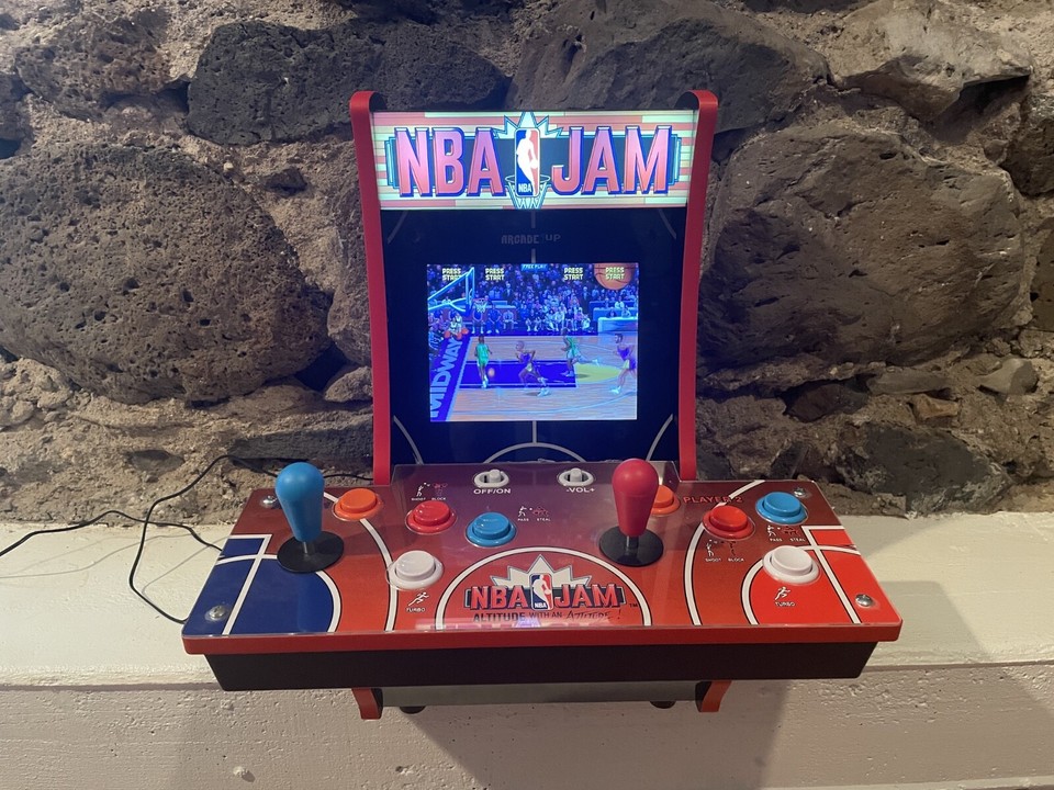 Arcade1Up 2-Player Countercade NBA Jam Bartop Arcade - Great Condition ...