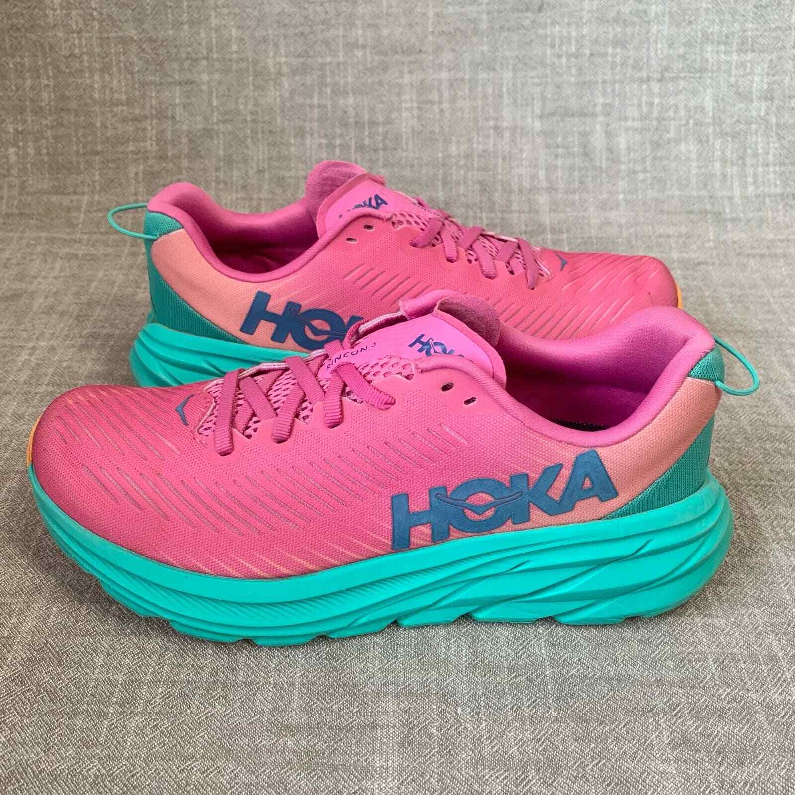 HOKA ONE ONE Rincon 3 Phlox Pink Atlantis Teal Womens… - Gem