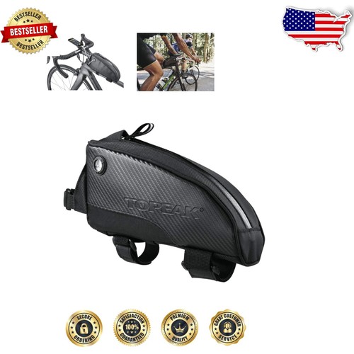 Cyclist Essentials Top Tube Mount Bag, 0.75L Capacity - Lightweight ...