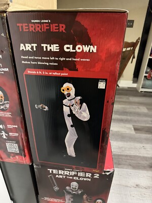 Spirit Halloween 6.2 Ft Art the Clown Animatronic - Terrifier - SHIPS ...