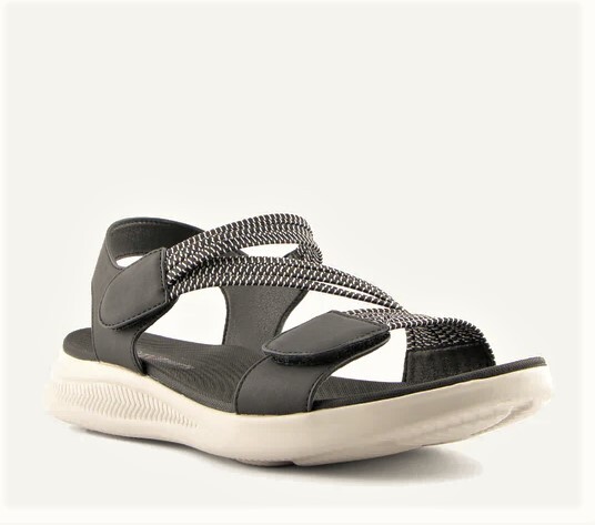 CC Resorts Shoes Cloud Comfort Footbed Sandals elastic strap CC Resorts ...