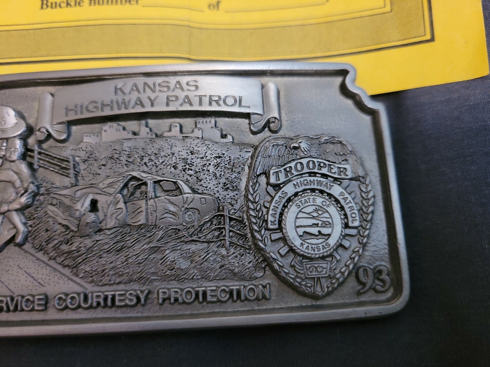 93 Kansas Highway Patrol Police State Patrol Trooper … - Gem
