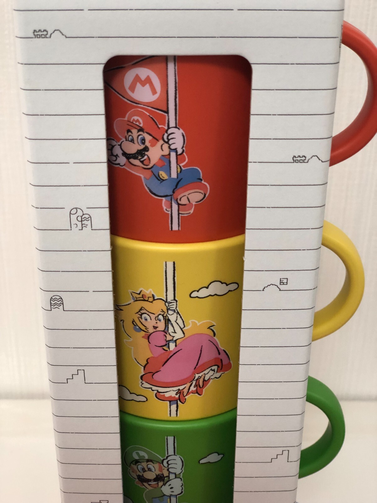 Nintendo Store TOKYO limited Stacking Cup Set Super Mario Family Life ...