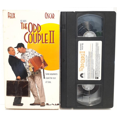 Neil Simon's The Odd Couple II Walter Matthau Jack Lemmon Vhs Tape ...