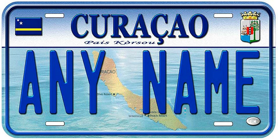 Custom Caribbean Countries Any Name Personalized Novelty Car License ...