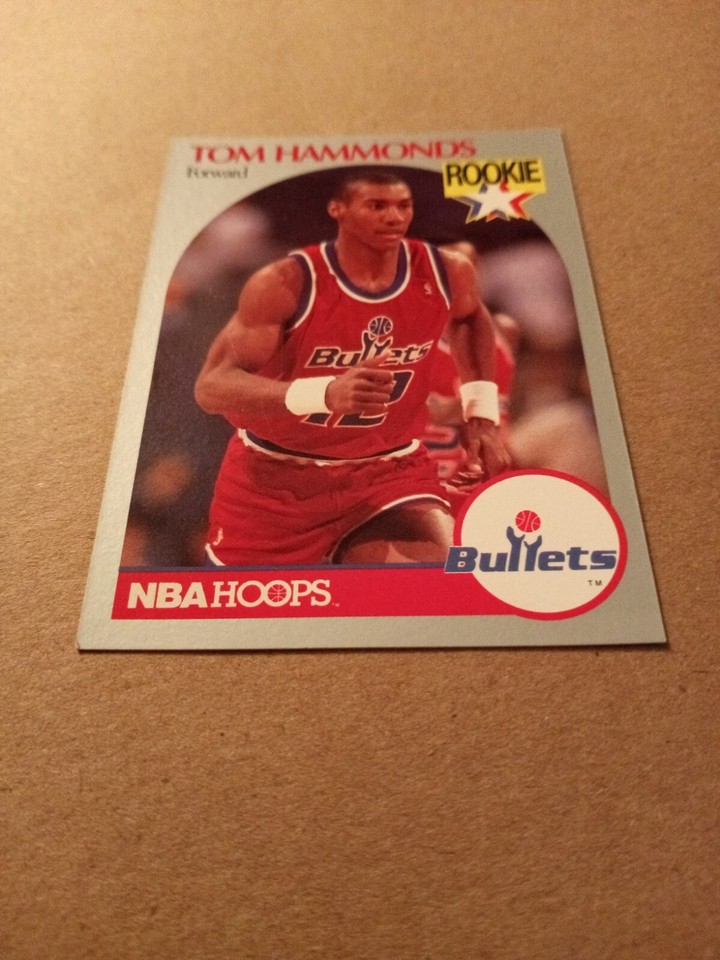 1990-91 NBA Hoops Tom Hammonds #298 Basketball RC | eBay