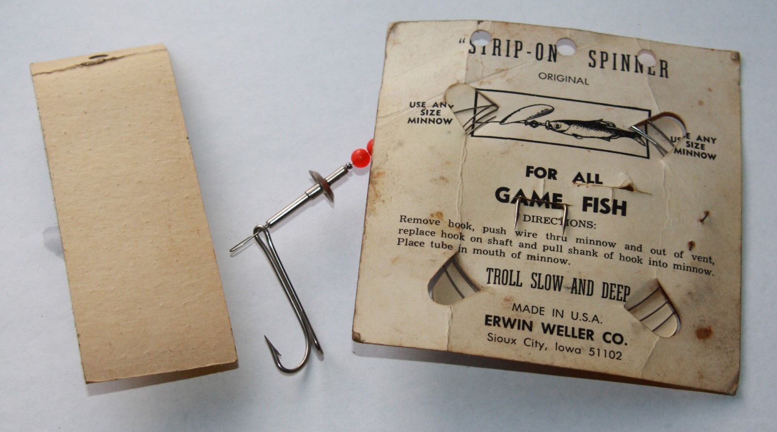 Vintage NOS Erwin Weller fishing tackle lure spinner Lot of 2 | eBay