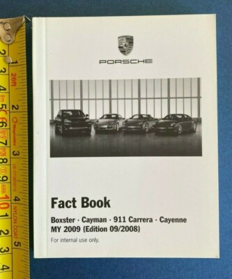 PORSCHE DEALER FACT BOOK BROCHURE 911 TURBO TARGA GT2 CAYMAN BOXSTER ...