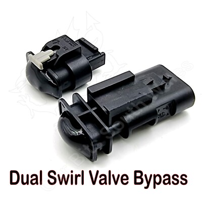 DUAL Swirl Valve Bypass Resistor Plug Fix Fits Mercedes V6 Diesel OM642 ...
