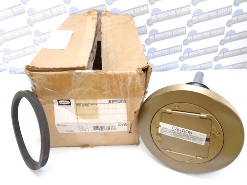 HUBBELL - S1PTBRS - IN-FLOOR SystemOne POKE-THROUGH 1-Pc Sys 1 Brass ...