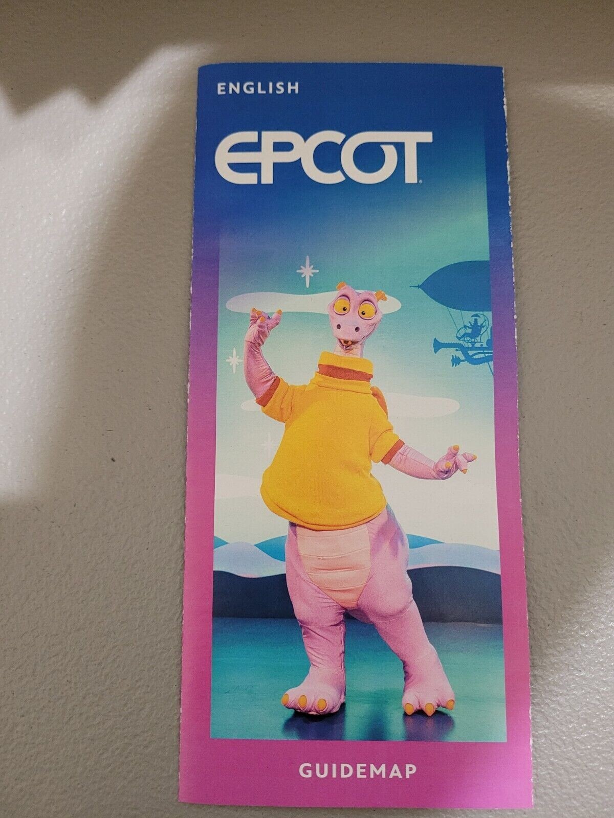 Epcot Guide Map Disney World Figment Cover 2023/2024 NEW maps | eBay