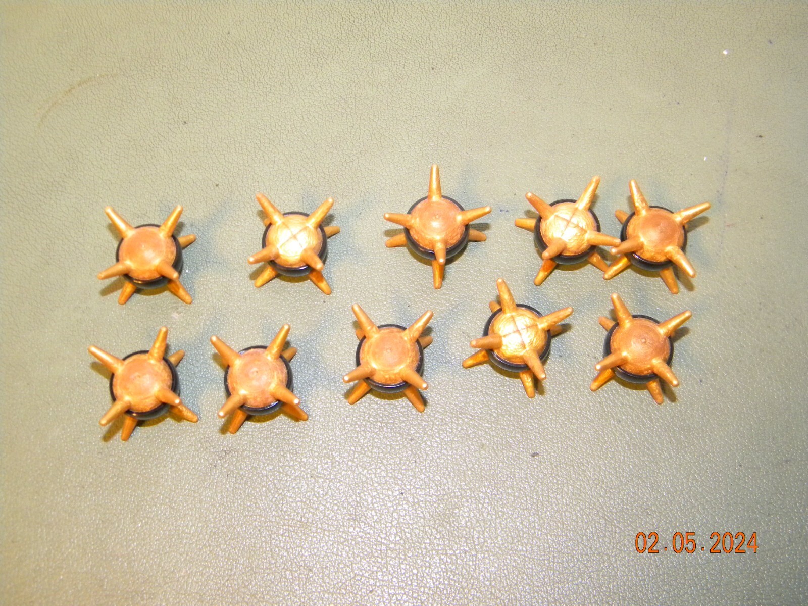 10x Lego Bionicle Thornax Fruit Spiked Ball with Black Band Pattern ...