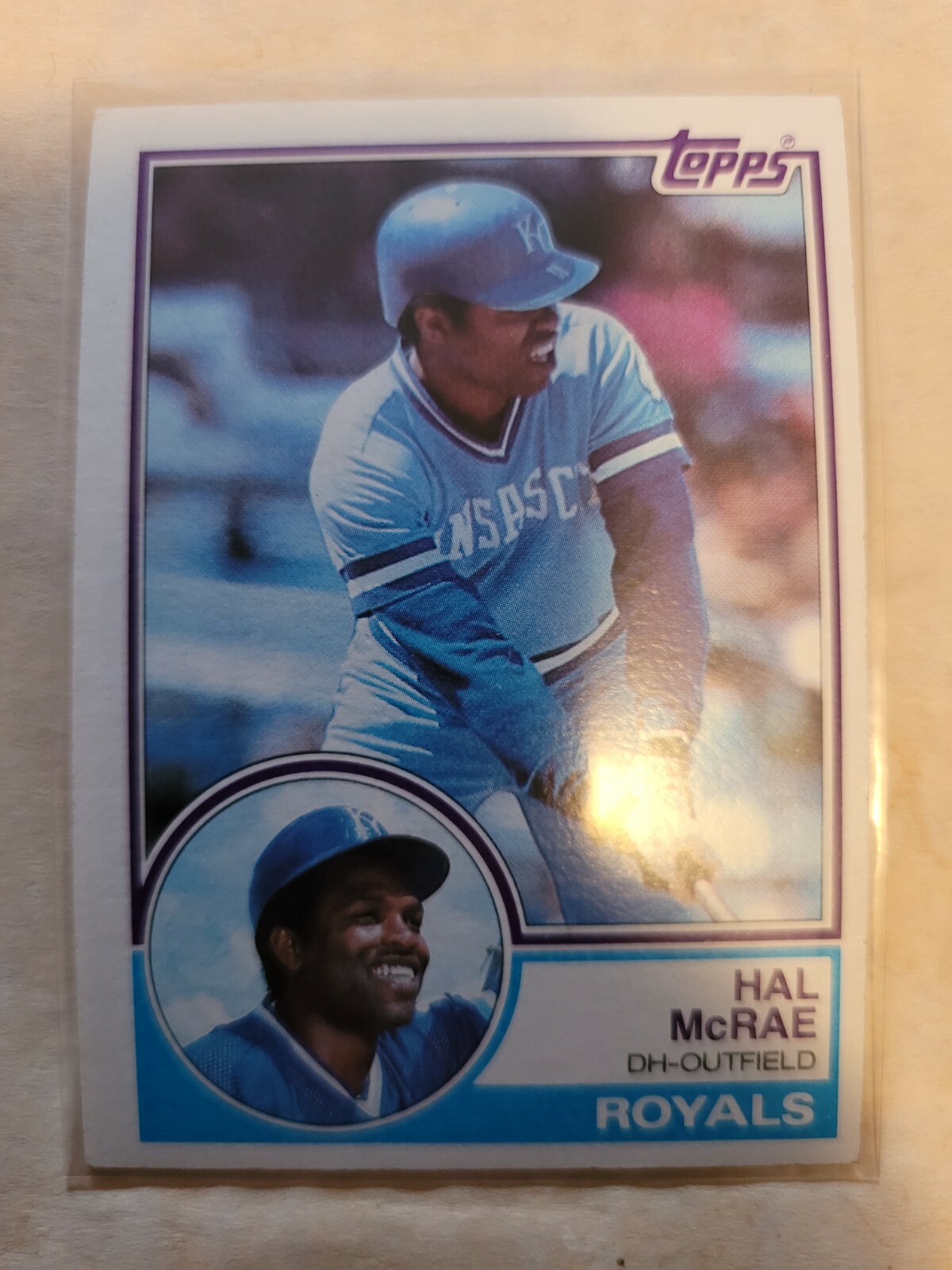 1983 Topps HAL MCRAE #25 NM | eBay