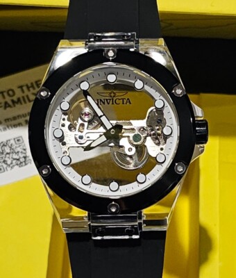 Invicta - Speedway - MECHANICAL - Ghost Bridge - Skeleton - mens watch ...