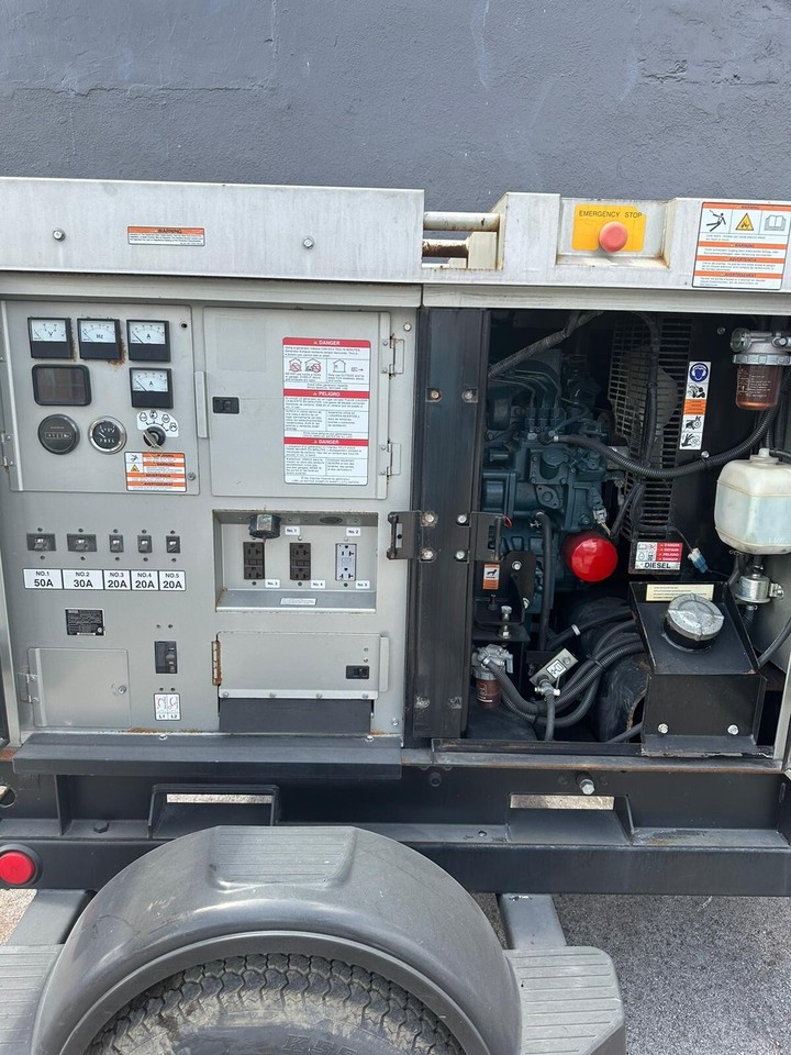2018 14kW Wacker Neuson G14 Diesel Generator Trailer Mounted Kubota ...