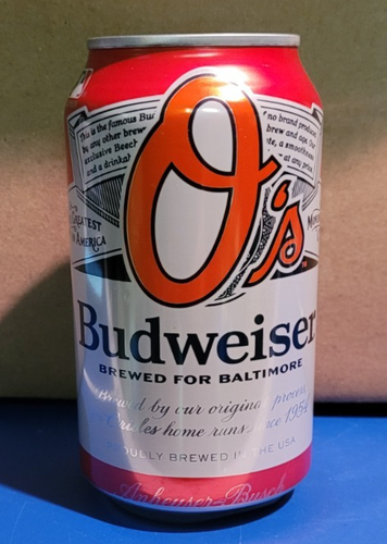Baltimore ORIOLES Budweiser 12oz - MLB - 2025 - BEER CAN | eBay