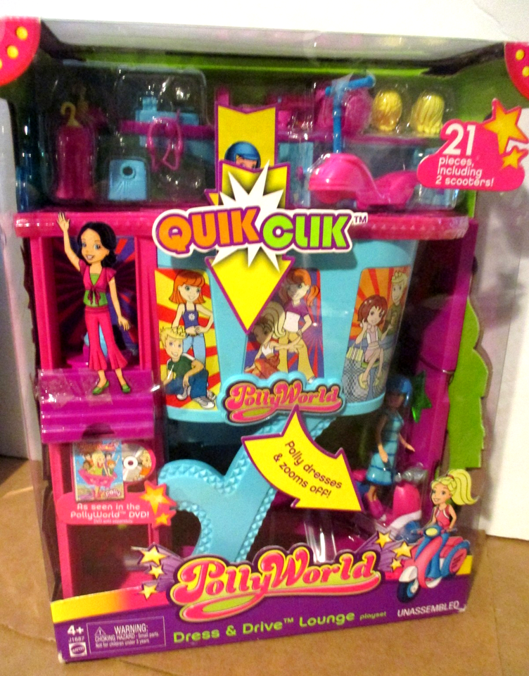MATTEL, 2006 POLLY POCKET , POLLY WORLD, QUIK CLIK...NEW...NRFB | eBay